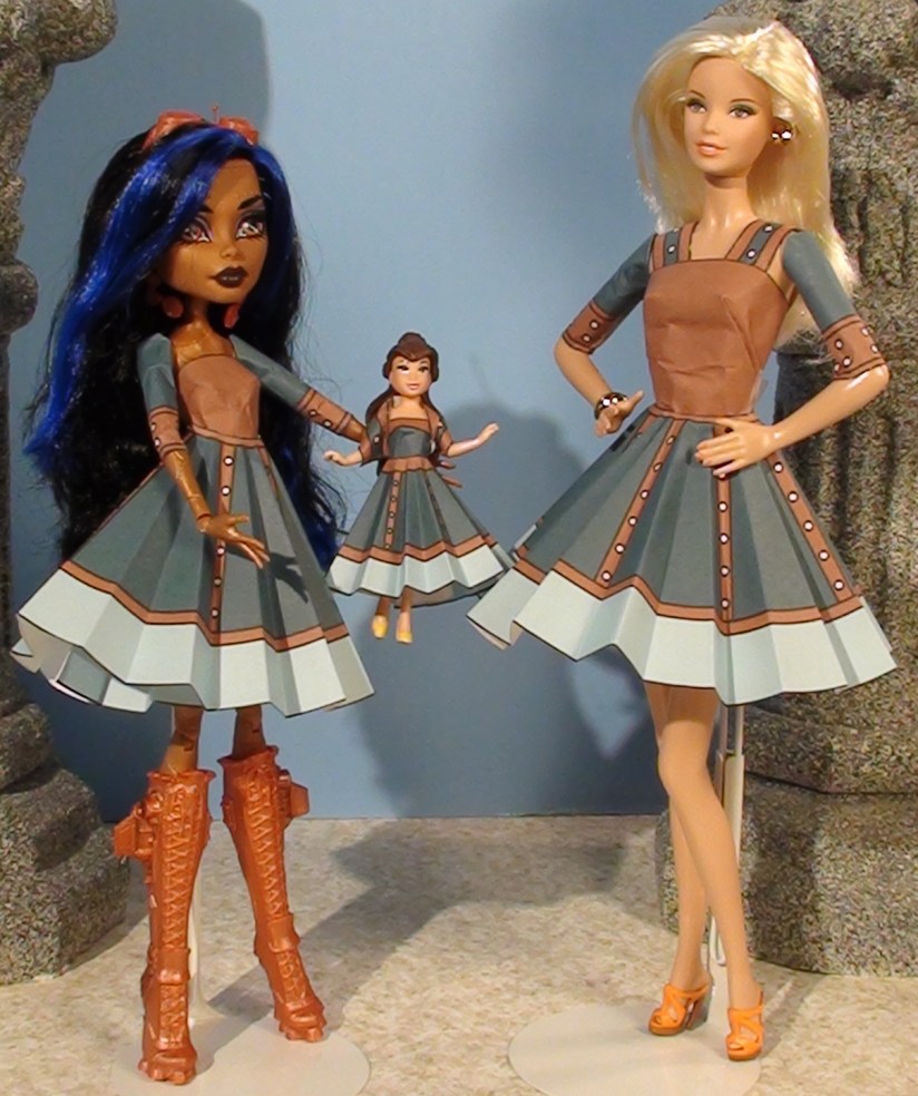 How to make the Dresses | Printable Doll Clothes
